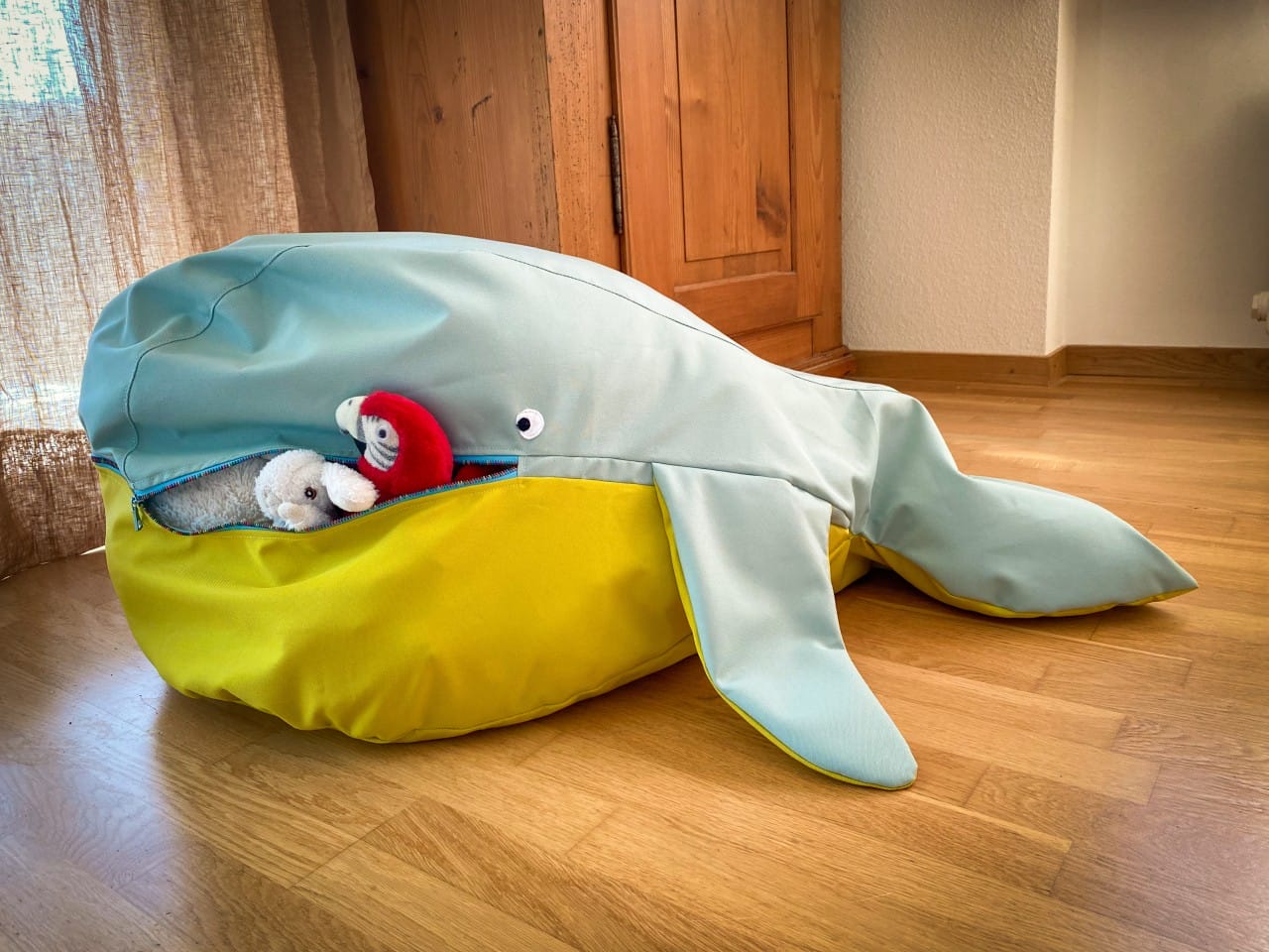 Sitzsack mit Doppelfunktion | yarni.ch